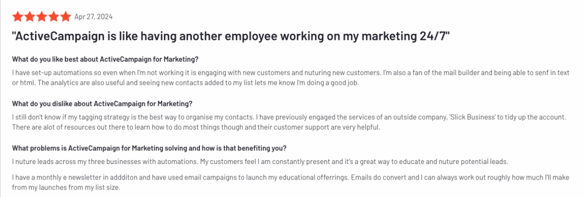 ActiveCampaign Review: Features, Pros and Cons, and Reviews